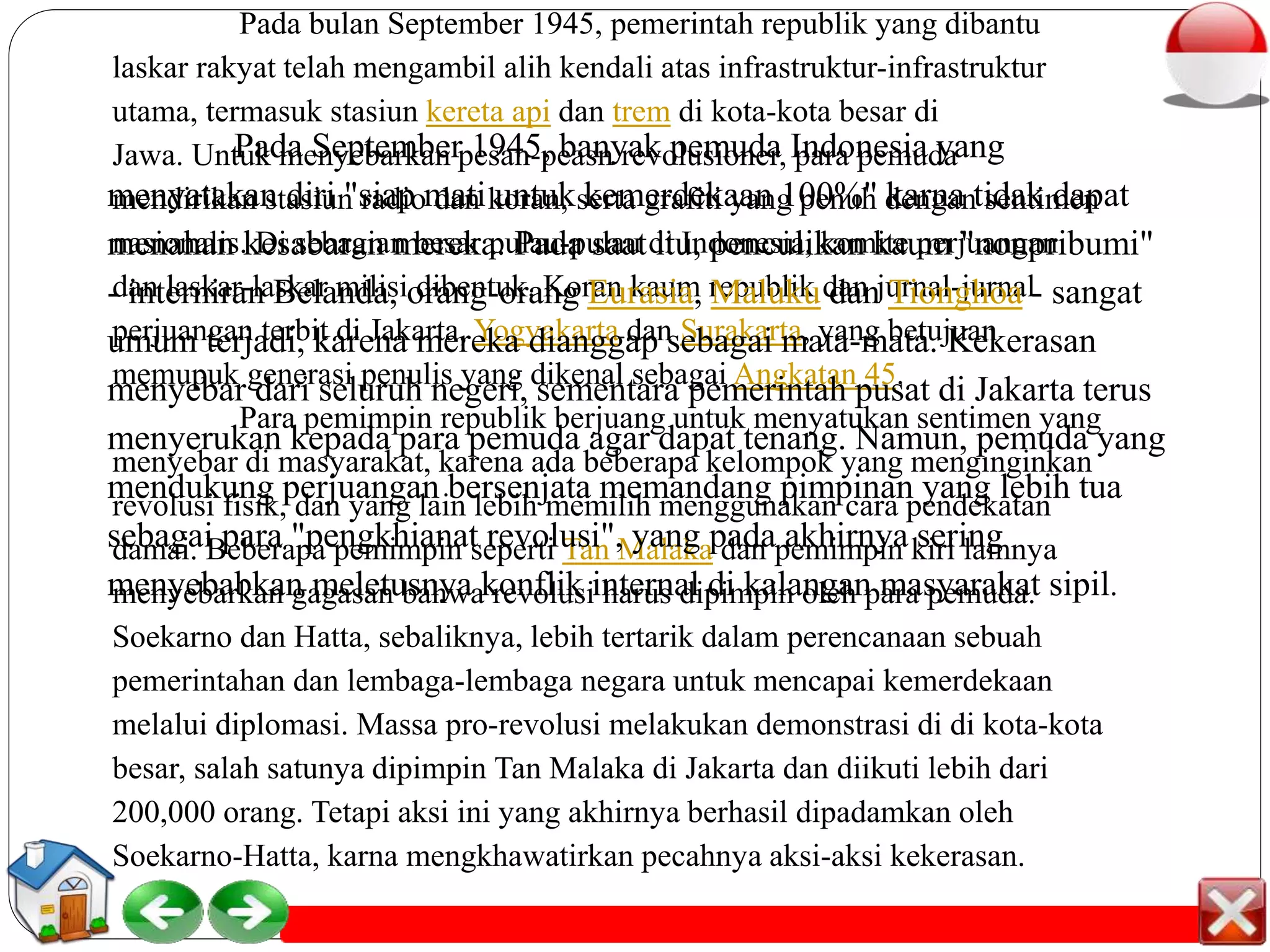 Revolusi nasional indonesia | PPTX