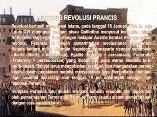Revolusi perancis | PPTX