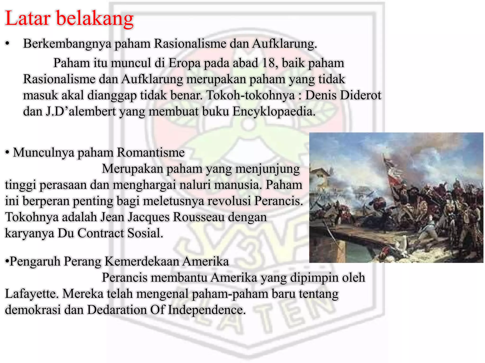 Revolusi perancis | PPTX