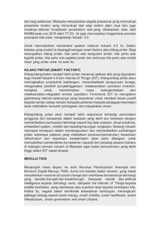 Revolusi perindustrian keempat | DOCX