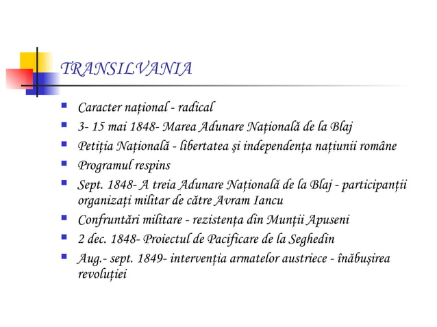 Revolutia de la 1848 1849 slide share | PPT