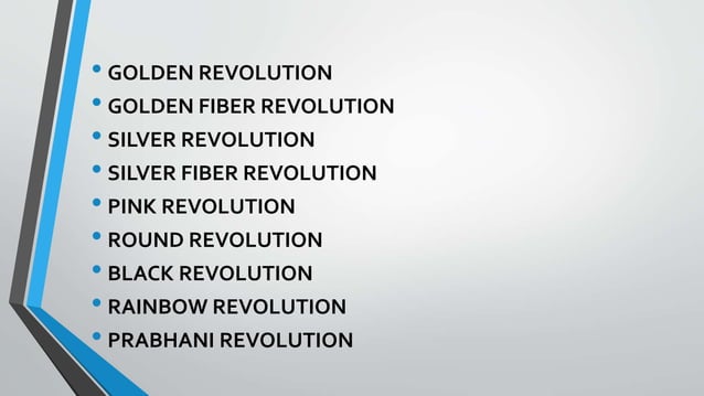 Important Revolutions in agriculture | PPTX | Agriculture | Industries