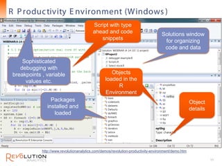 Revolution R Enterprise - 100% R and More | PPT