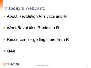 Revolution R Enterprise - 100% R and More | PPT