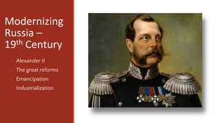The Russian Revolution - Recurso Educativo Abierto - Fernando Flores | PPTX
