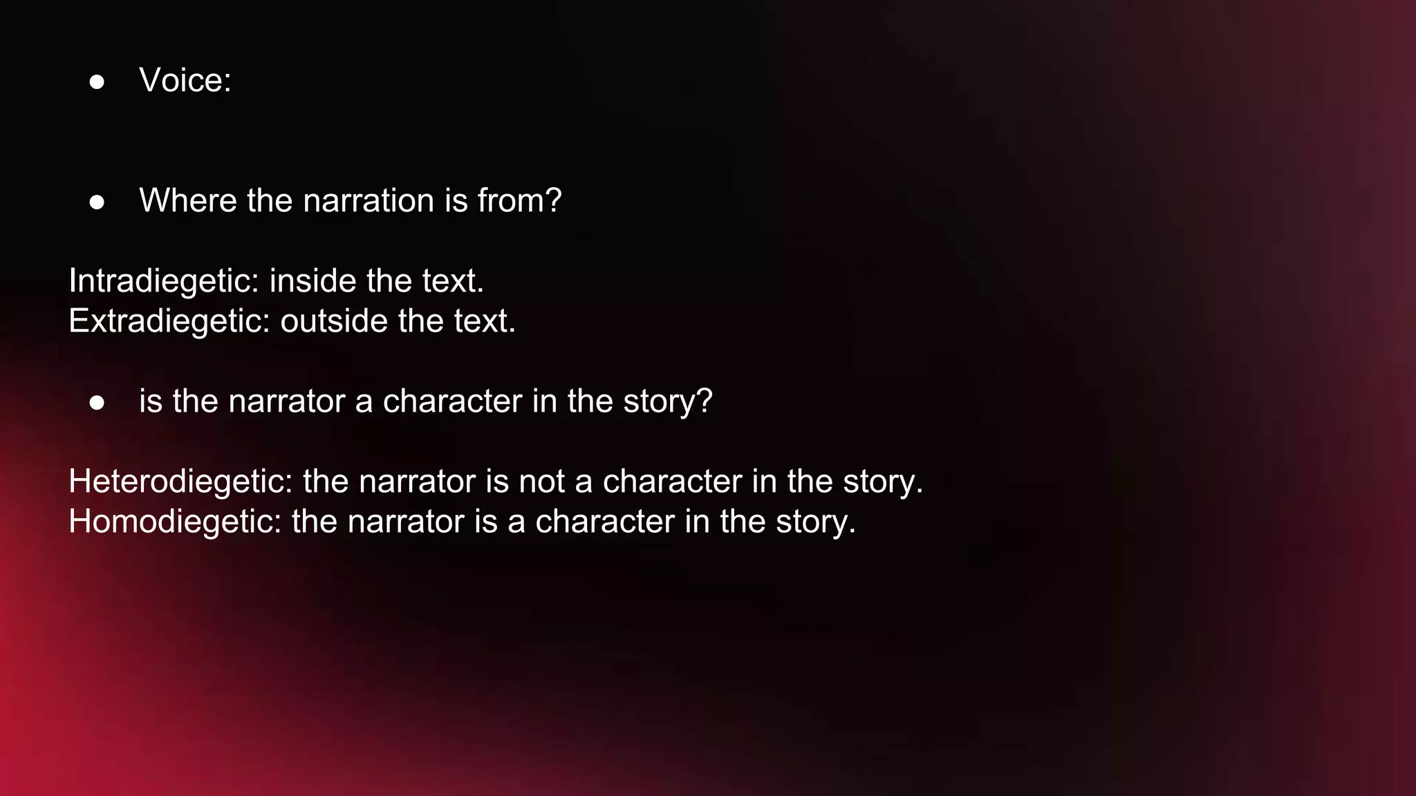 Narrative Technique in Revoluation 2020 | PPT