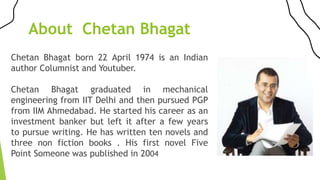 Revolution Twenty20 by Chetan Bhagat | PPTX