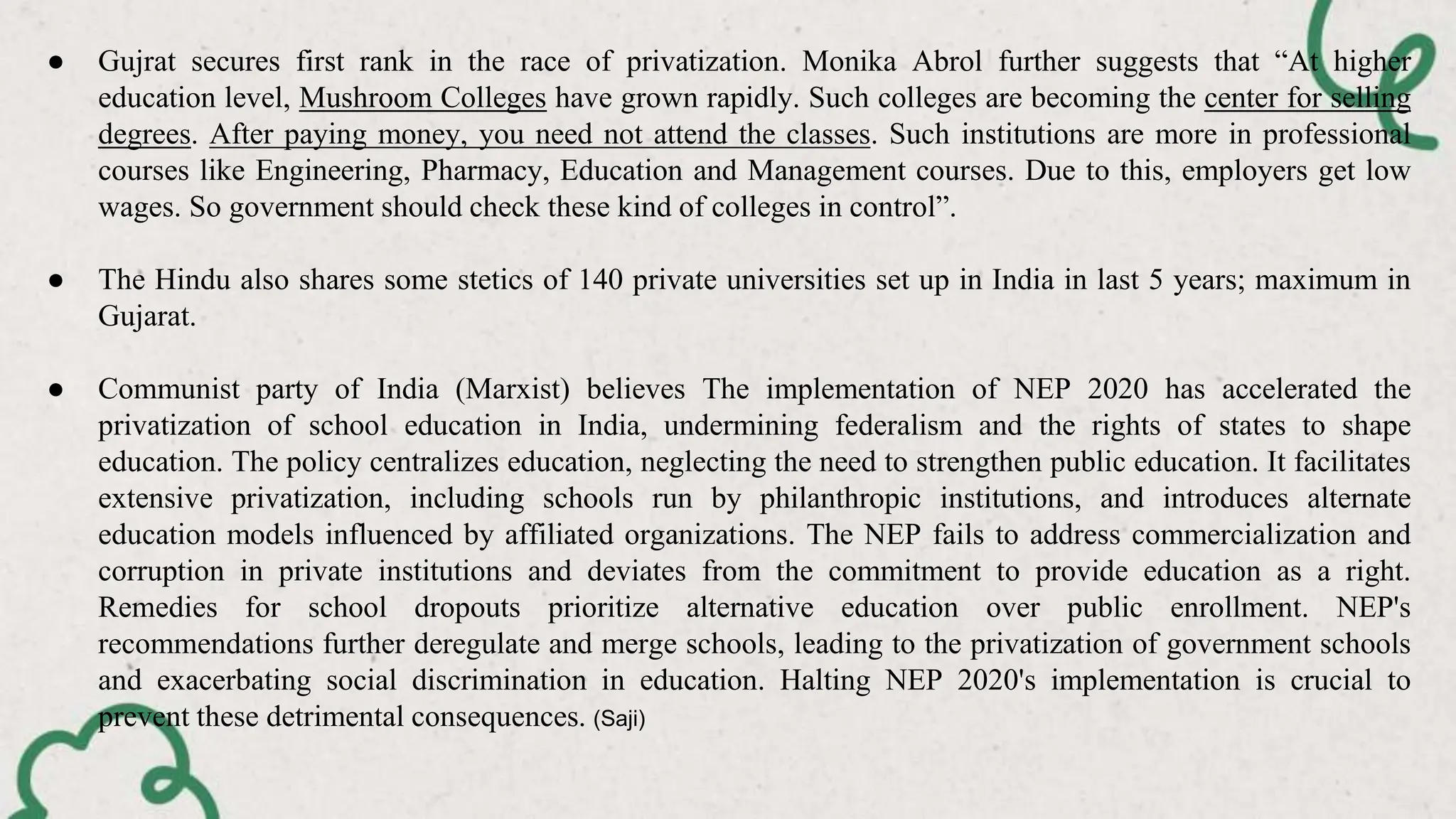 presentation Revolution 2020 on Privatization | PPTX