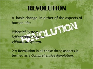 Revolution And Its Phases | PPT