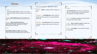 Revolution and rotation | PPTX | Geography | Science