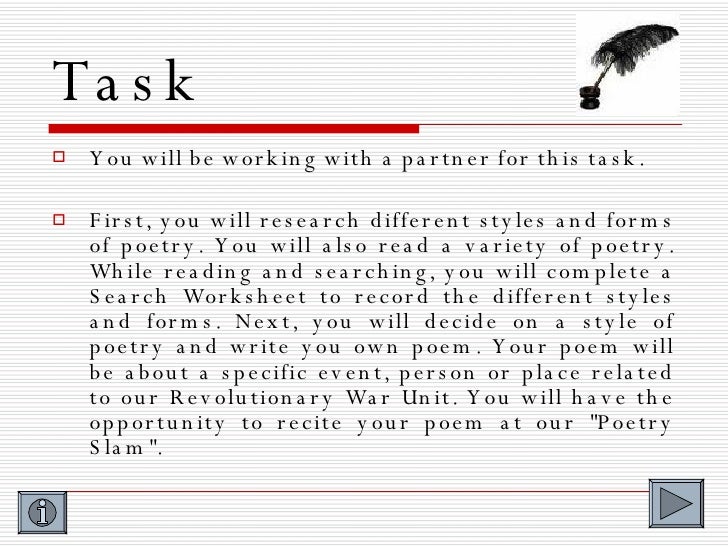 Revolutionary War Poetry Final