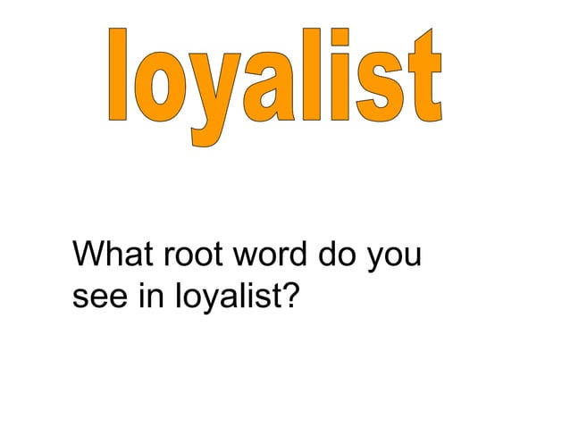 Revolutionary War Words | PPT