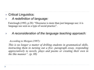 Revolutionary critical pedagogy in langauge education | PPT