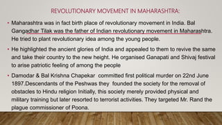 Revolutionary Nationalism in India | PPTX