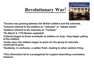 Revolutionary War! | PPT