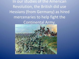 Revolutionary war and valley forge vocabulary power point | PPS