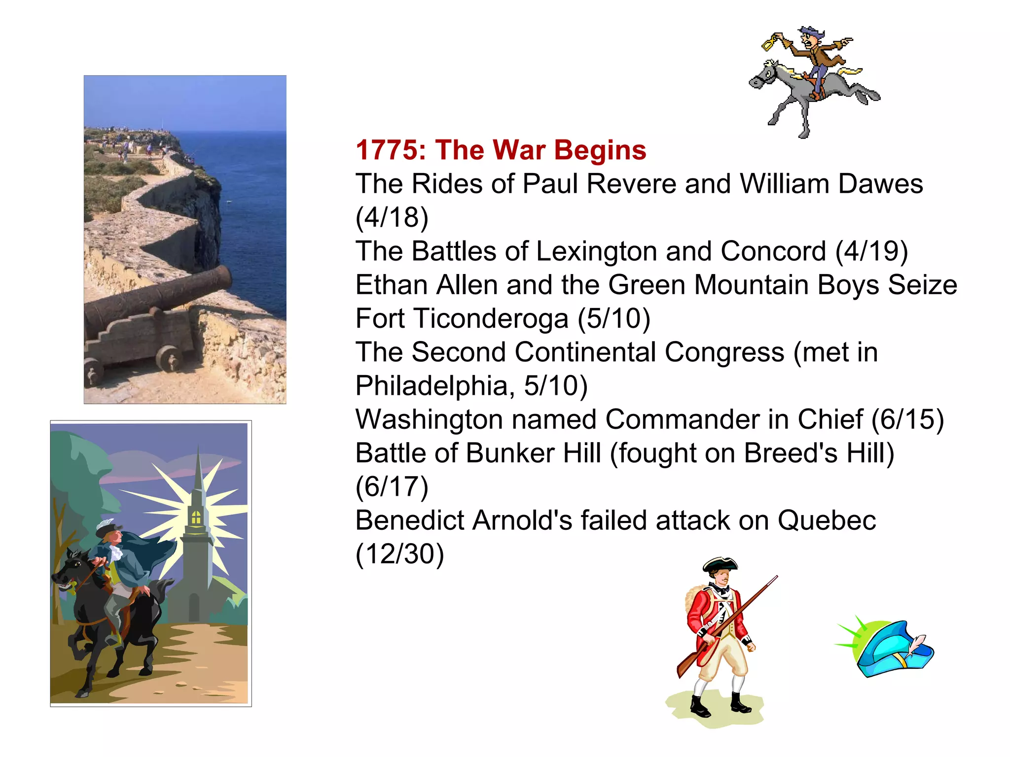 Revolutionary War Part 2 | PPT
