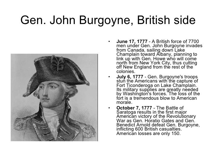 General John Burgoyne Quotes