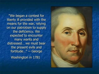 George Washington Revolutionary War Quotes