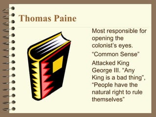 Revolutionary war (social studies) | PPT