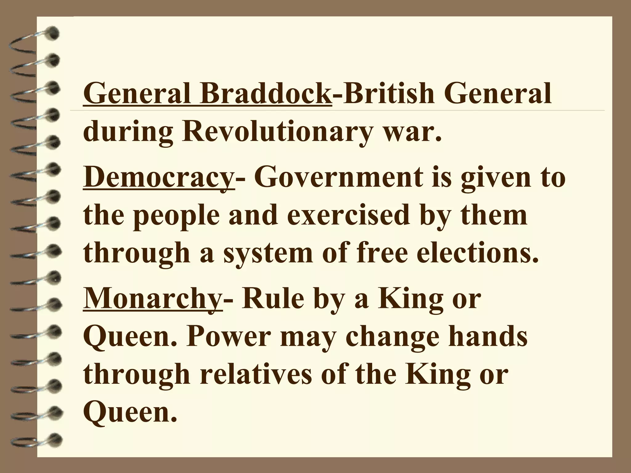 Revolutionary war (social studies) | PPT