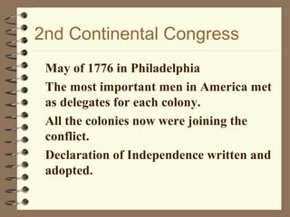 Revolutionary war (social studies) | PPT