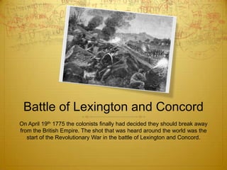 Revolutionary War Timeline | PPT