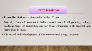 Different Revolution in agriculture | PPTX