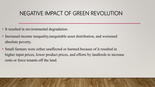 Different Revolution in agriculture | PPTX