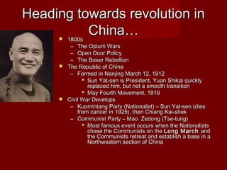 Revolution in China | PPT