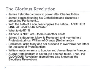 Revolution in England | PPT