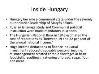 Revolution in hungary, | PPTX