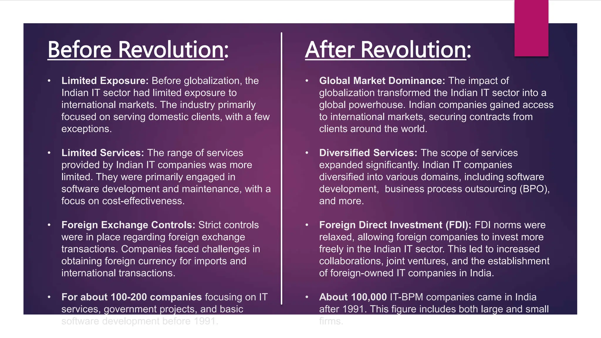 REVOLUTION IN INFORMATION TECHNOLOGY IN INDIA | PPTX