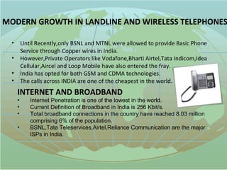 Revolution in telecommunication and its impact in business | PPT