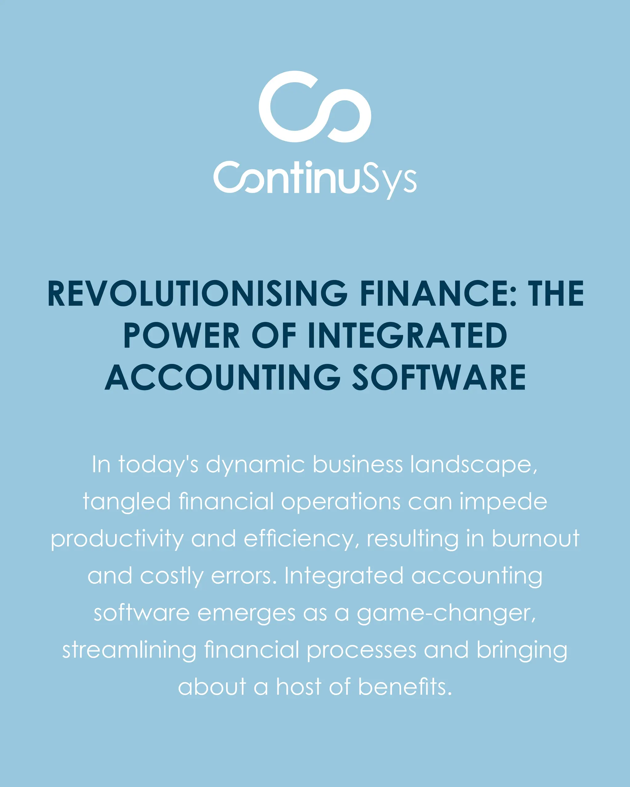 Revolutionising Finance: The Power Of Integrated Accounting Software | PDF