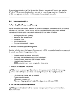 Revolutionize Your Procurement Process with mjPRO – India's Leading ...