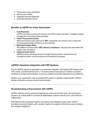 Revolutionize Your Procurement Process with mjPRO – India's Leading Procurement Software.pdf
