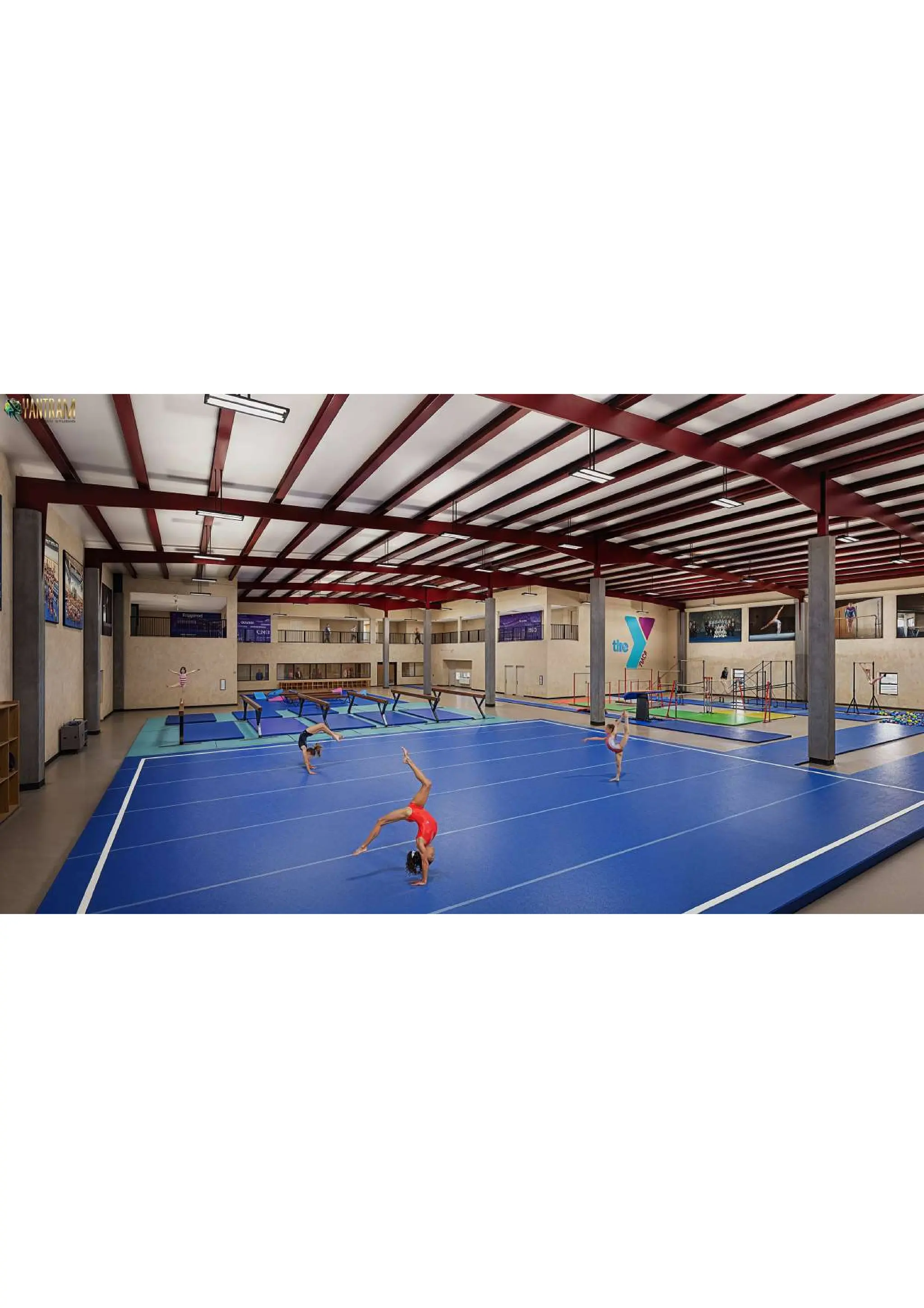 Unveiling Fitness: Exploring Kraków's Premier Gymnasium Hall Through 3D ...