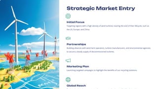 Revolutionizing Wind Turbine Reuse and Recycling Pitch Deck Template | PDF