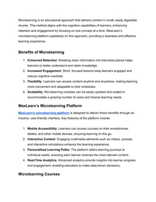 Revolutionizing Adaptive Learning with MaxLearn_ The Ultimate Microlearning Platform.pdf