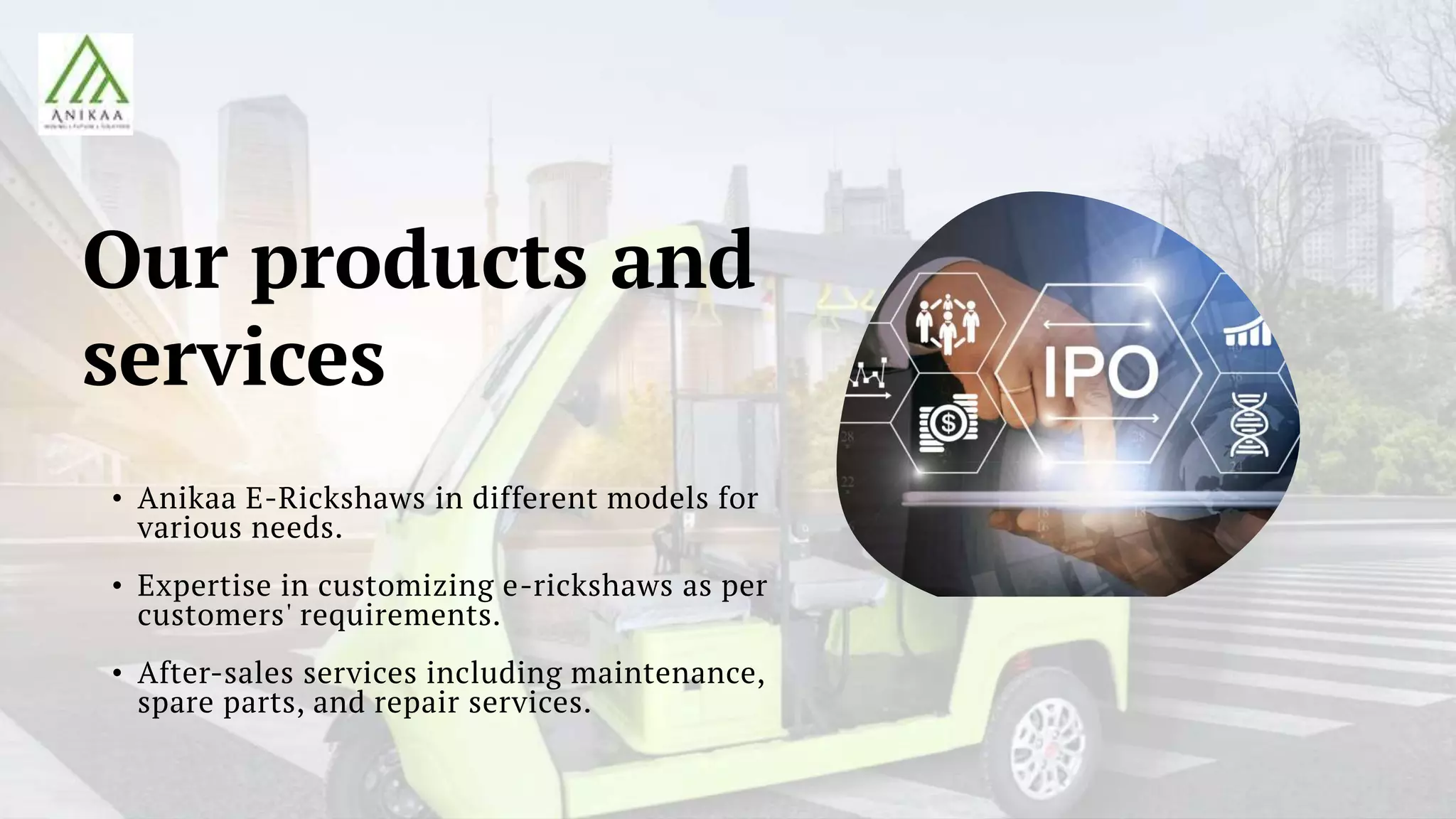 Revolutionizing Anikaa E-Rickshaws.pptx