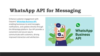 Transforming Communication: Cequens' Cutting-Edge API Solutions | PPT