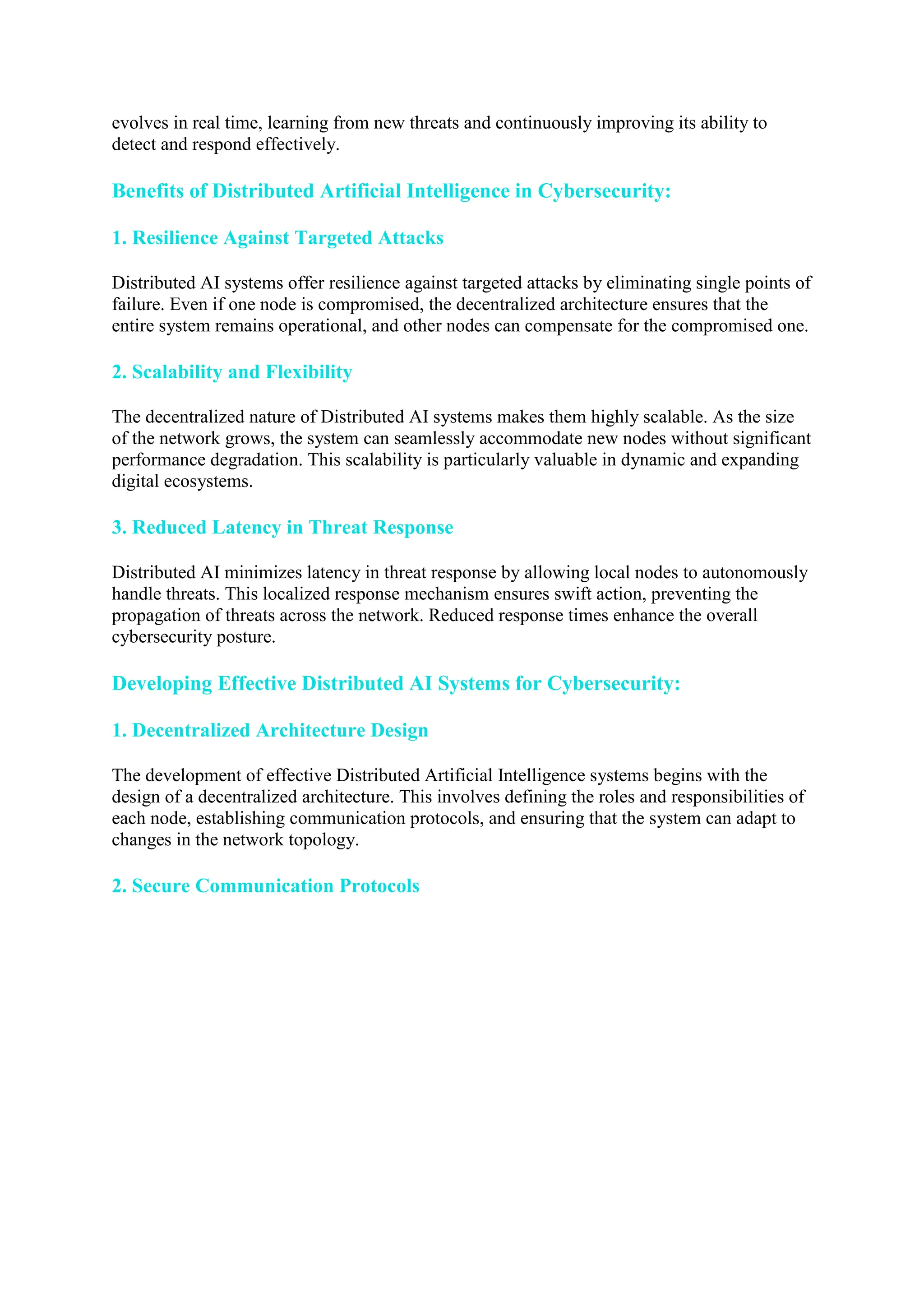 Revolutionizing Cybersecurity The Era Of Distributed Ai Systems Pdf