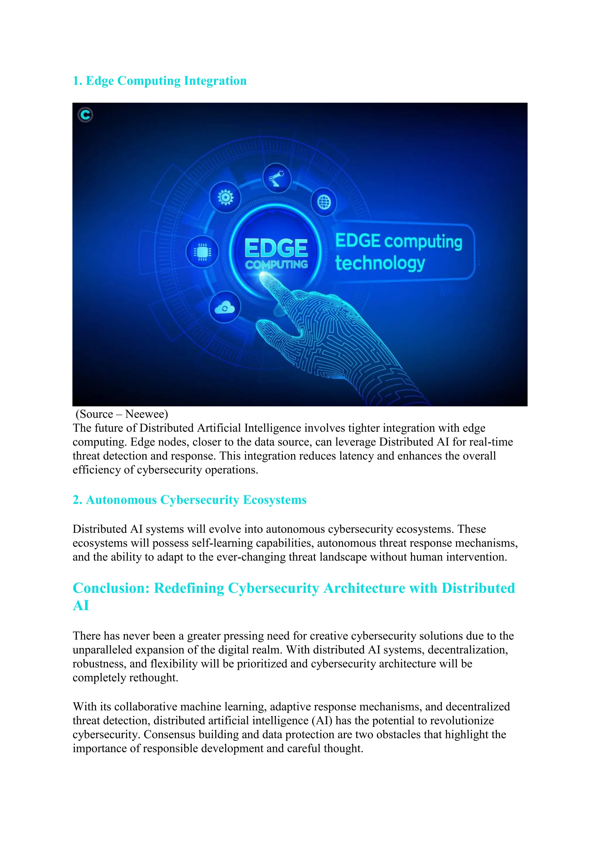 Revolutionizing Cybersecurity: The Era of Distributed AI Systems | PDF