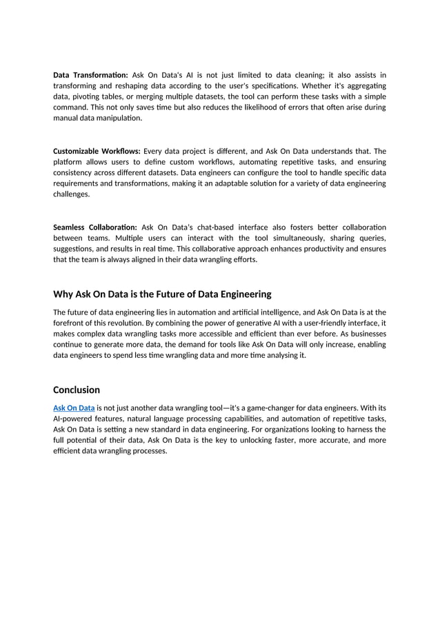 Revolutionizing Data Wrangling with Ask On Data.docx