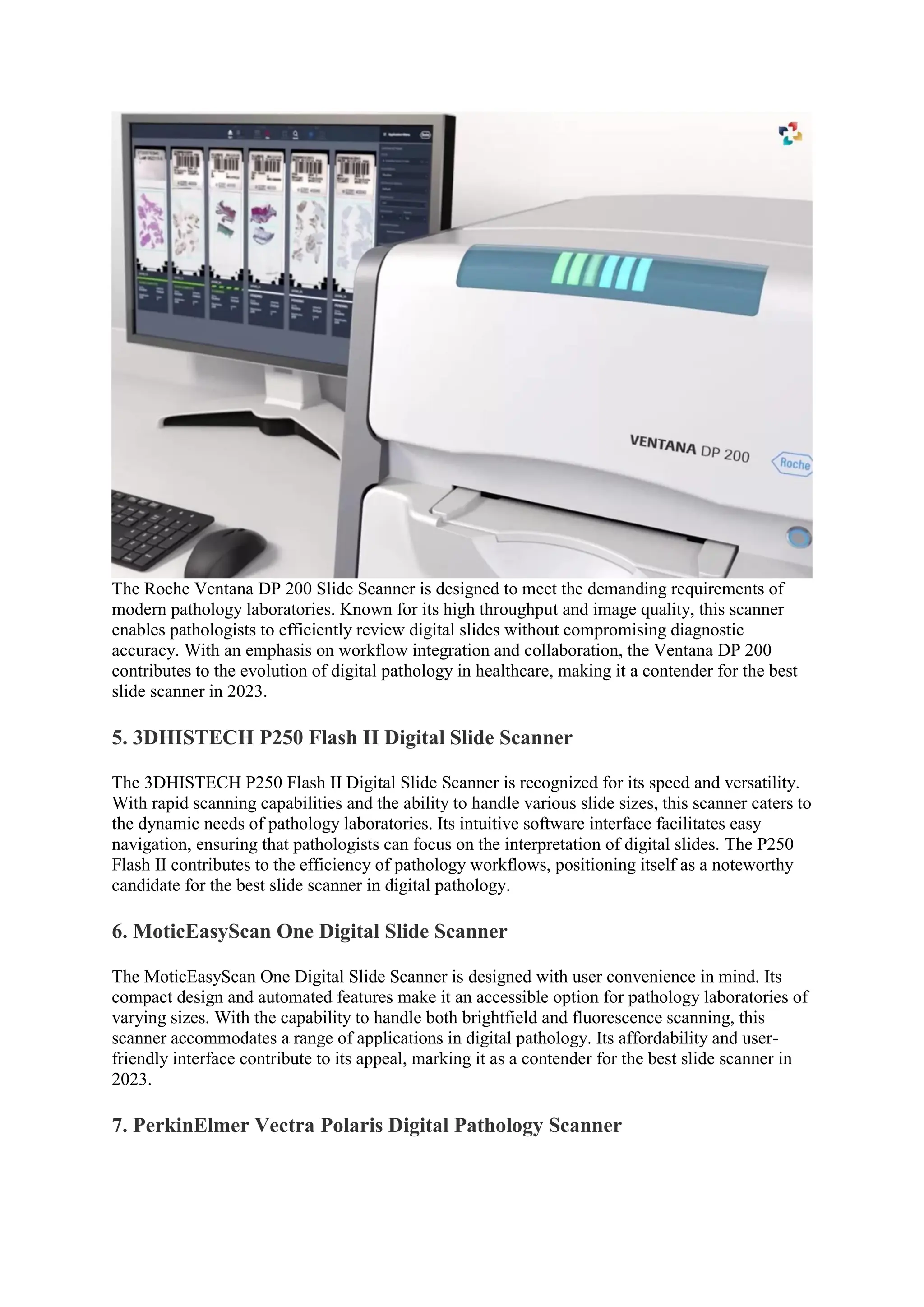 Revolutionizing Diagnostics: Unveiling the Best Slide Scanner in Digital Pathology for 2023 | PDF