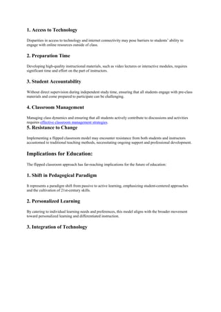 Revolutionizing Education: The Flipped Classroom Approach | PDF ...