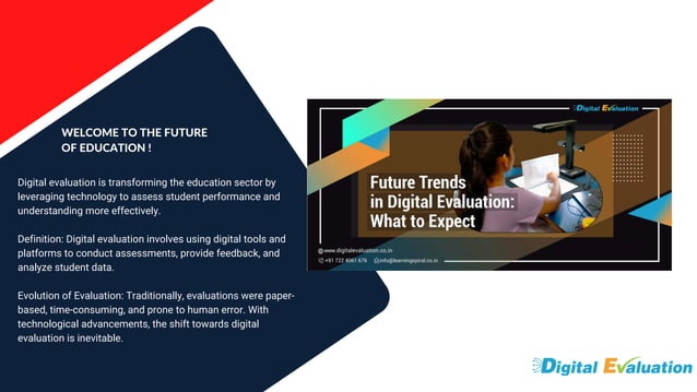 Revolutionizing Education Through Digital Evaluation Ppt