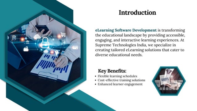 Custom eLearning Software Development by Supreme Technologies | PPT