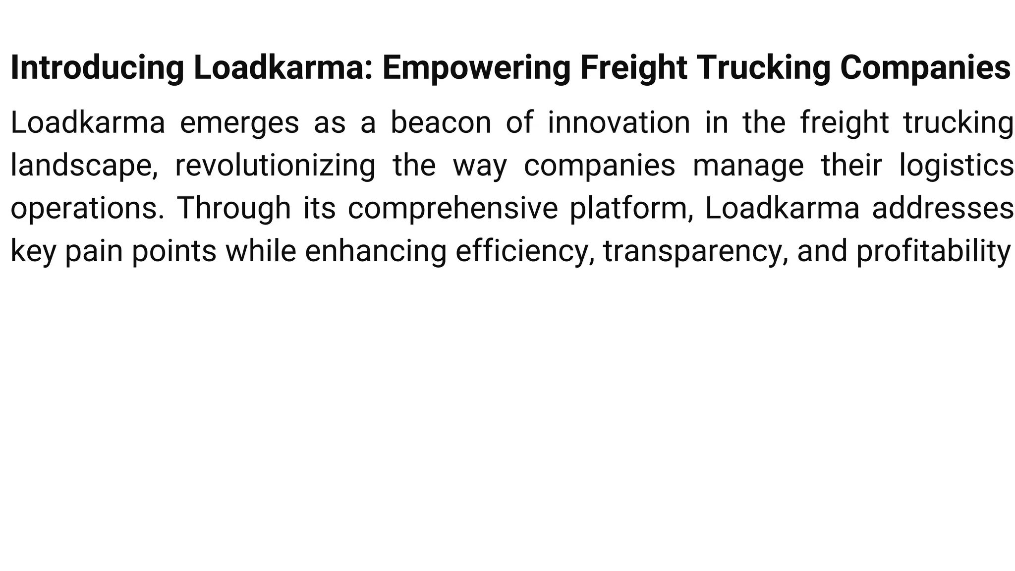 Revolutionizing Freight Trucking in the USA_ A Look into Loadkarma.pptx